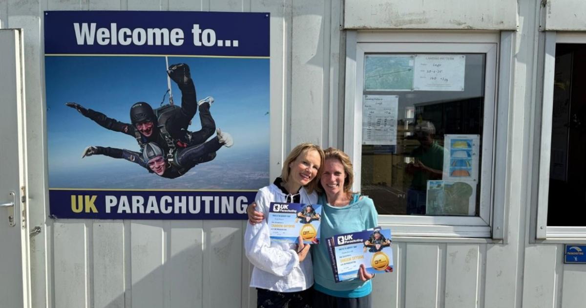 Sonya Branch, Chair of Trustees, jumps out of a plane to raise funds ...